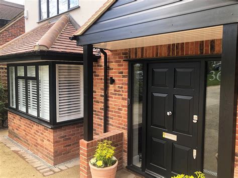 Stunning Door Canopy In Installation In Loughton Essex