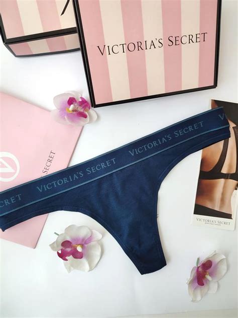 Трусики стринги хлопковые с широкой резинкой victoria's secret original ...