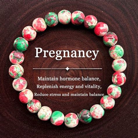 Pregnancy Bracelet Turquoise Material Maintains Hormone Balance And