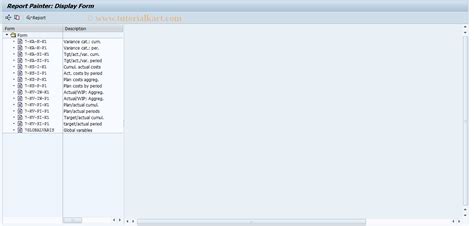 KKO6 SAP Tcode Display Form