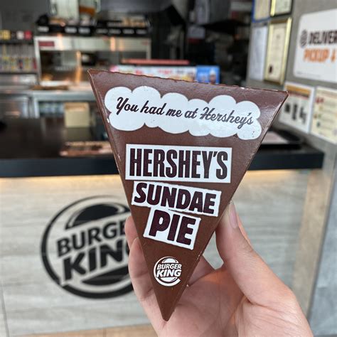 Burger Kings Famous Hersheys Sundae Pie Returns As A Permanent Menu