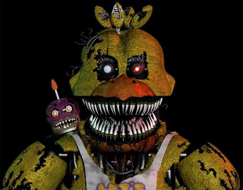 Nightmare Chica By Rosylina On Deviantart Five Nights At Freddys Fnaf Fnaf Wallpapers