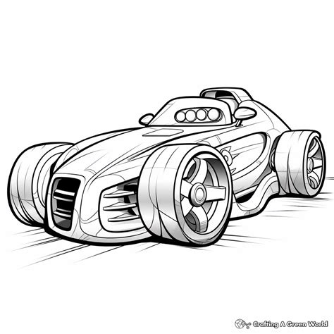 Racing Car Coloring Page Free Printable Pdf Worksheets Library