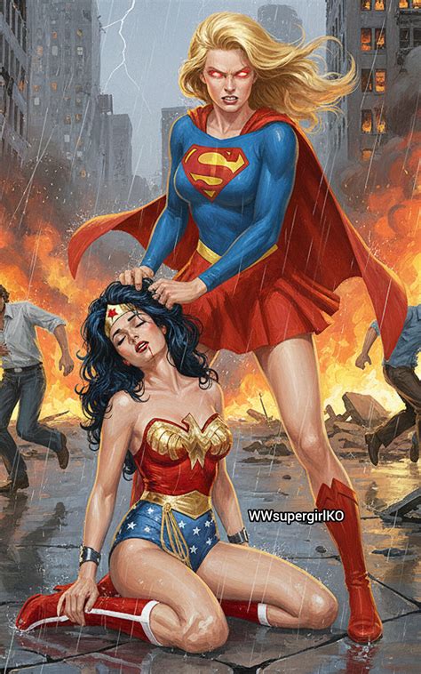 Wonder Woman Defeated By Wwsupergirlko On Deviantart