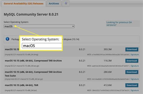 how to install mysql on macos