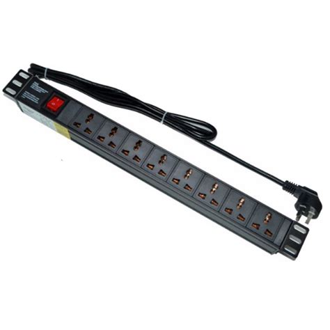 8 Ports Universal Multi Socket Power Distribution Unit Virtual World