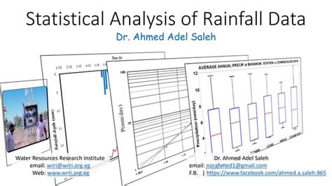 Statistical Analysis Of Rainfall Data Pdf