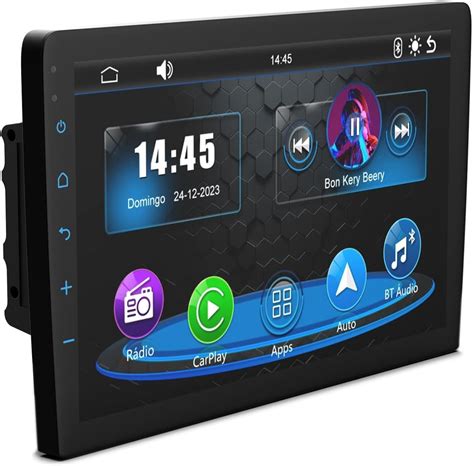 Faaftech Central Multimídia Universal 9pol Mp5 Carplay Android Auto Espelhamento Android Ios