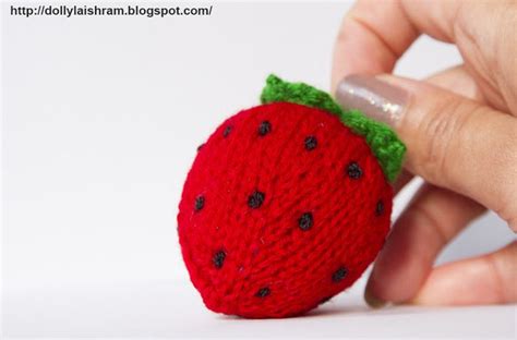 Anything Creative Knitted Strawberry Knitting Patterns Free