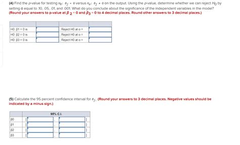 Solved 3 Using The T Statistic And Appropriate Critical