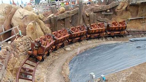 Seven Dwarfs Mine Train Construction Moves Forward