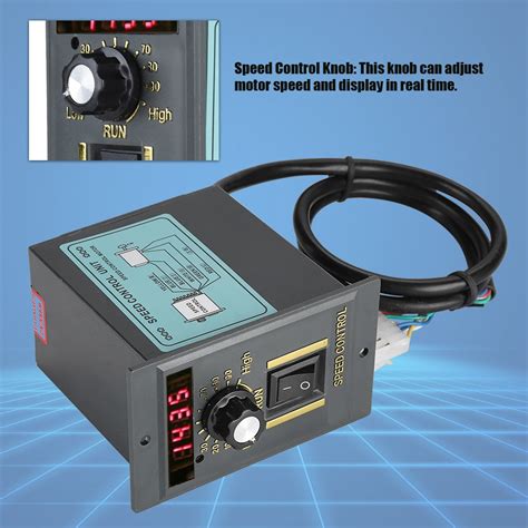Ac 220v Motor Speed Controller 50hz 400w Digital A Vicedeal