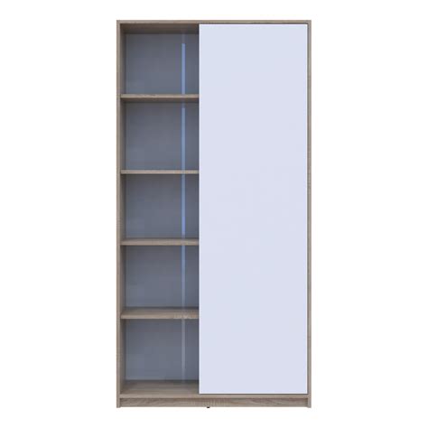 Розпашна Шафа Doros Студент Дуб СономаБілий 90х38х180 40908067 ціна