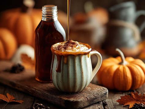 Pumpkin Spice Coffee Syrup 1 Heavenly Fall Treat