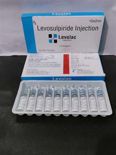 Levosulpride Injection 2ml At ₹ 9000piece In Bhopal Id 2849677329762