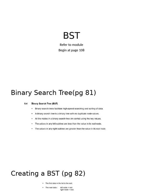 62 Tree Bst 4 Pdf Algorithms And Data Structures