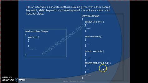 21 What Is The Difference Between Abstract Class And Interface In Java Youtube