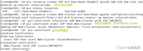 pacemaker集群资源管理器的基本配置 pacemaker vip router id csdn博客