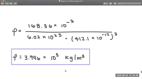 Solved 23 8 Cesium Chloride Bromide And Iodide Form Interpenetrating Simple Cubic Crystals