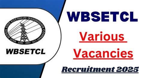 Apply For Wbsetcl Special Officer Role 2025 Offline Submission