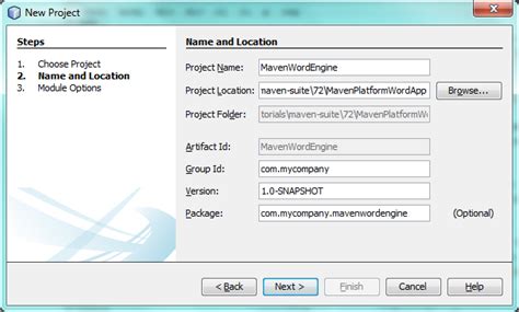 NetBeans Platform Quick Start Using Maven