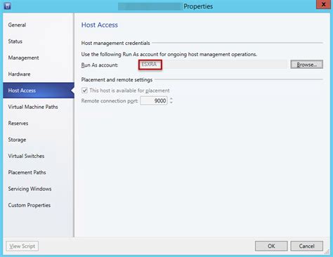 Esx Server Host Status Shows “ok Limited” In System Center Vmm 2012