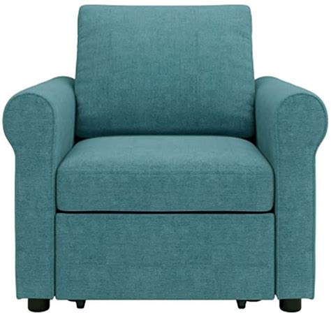 Convertible Sleeper Chair Bed Teal