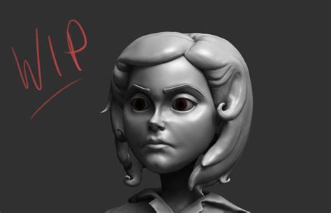 Work In Progress Of A Coraline Fan Art Mathilde Chapelle