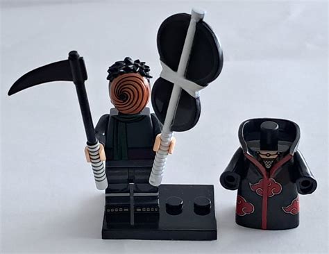 Naruto Mini Steckfigur Obito Uchiha Mit Waffen Lego Komp Neu Und