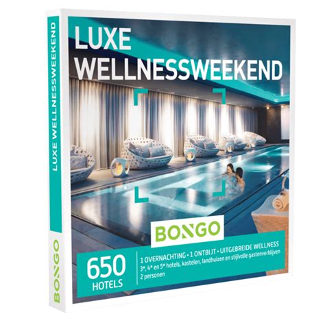 Bongo Luxe Wellnessweekend Cadeaukaarten