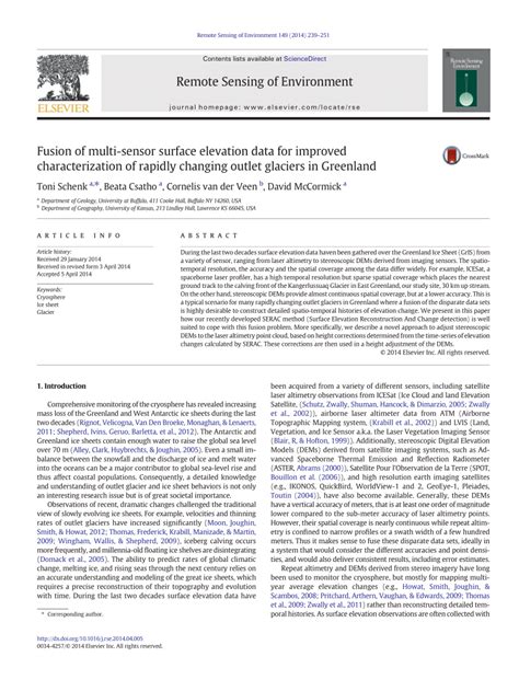 Pdf Fusion Of Laser Altimetry Data With Dems Derived From Stereo