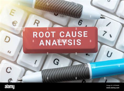 Text Sign Showing Root Cause Analysis Business Showcase Method Of Problem Solving Identify