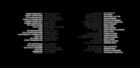 Rolling Credits Template Free