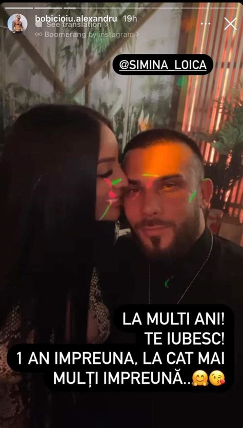 Simina Loica și Alexandru Bobicioiu Sărbătoresc Un An De Relație Cei
