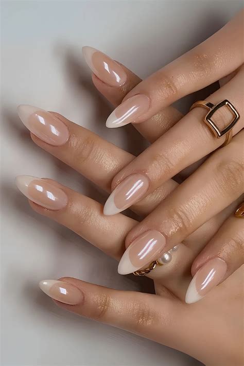 30 Chrome French Tip Nail Designs Trending Hard In 2025