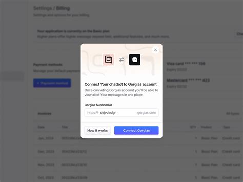 Integration Modal — Ai Chatbot By Dawid Jankowski On Dribbble