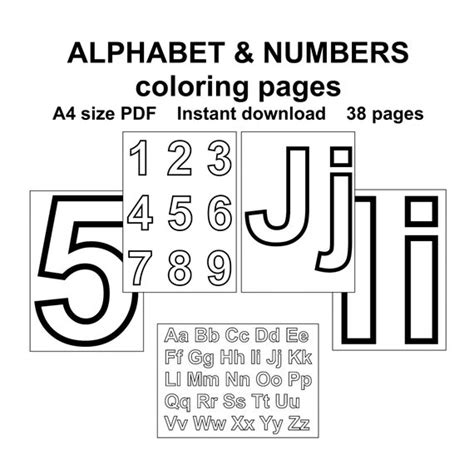 Coloring Pages Letters And Numbers Alphabet Coloring Pages Color By