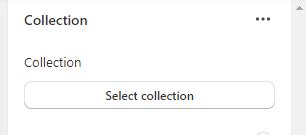 Using The Collection List Section