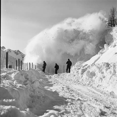 Avalanche Control Measures Like Snow Fencing And Controlled Detonations