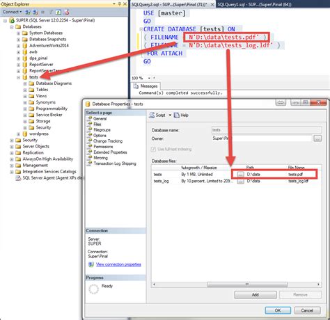 Sql Server Can Database Primary File Have Any Other Extention Than Mdf Sql Authority With