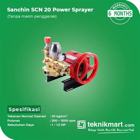 Sanchin Scn 20 Sprayer Pusat Genset Alat Pertanian Perkebunan