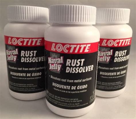 3 Bottles Loctite Naval Jelly Rust Dissolver 8 Oz B19 TZSupplies Com