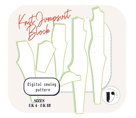 Basic Bodice Block Sewing Pattern Womens Bodice Block Torso And Sleeve