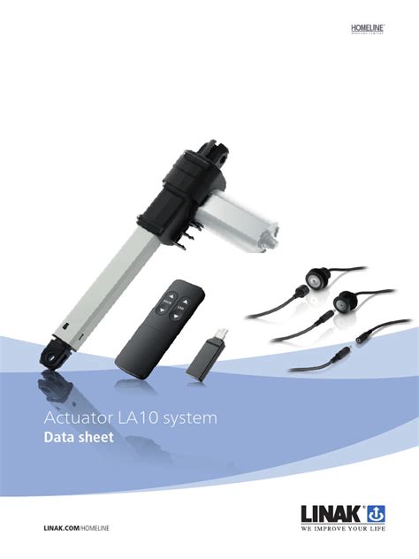 Linear Actuator La10 System Data Sheet Eng Download Free Pdf
