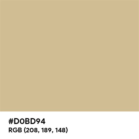 Antique Ivory Color Hex Code Is D0bd94