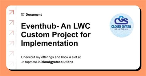 Cloud Gyata Solutions On Linkedin Cloudgyatasolutions Salesforce Lwc Eventmanagement