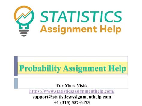 Probability Assignment Help Ppt