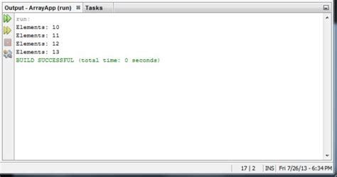 Array Declaration In Java Using Netbeans Ide 71