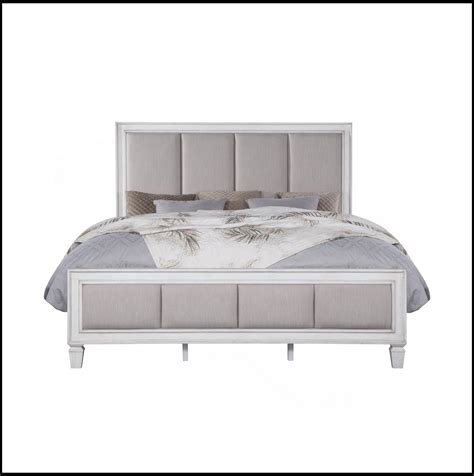 Gracie Oaks Katia Light Grey Linen Rustic Grey And Weathered White
