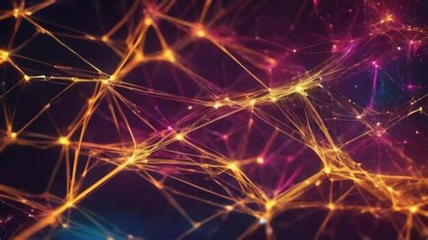 Premium Photo Abstract Digital Background Big Data Visualization Network Connection Structure